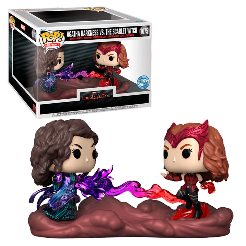 Funko Pop Moment Agatha vs Wanda 1075 Wandavision Special Edition Marvel