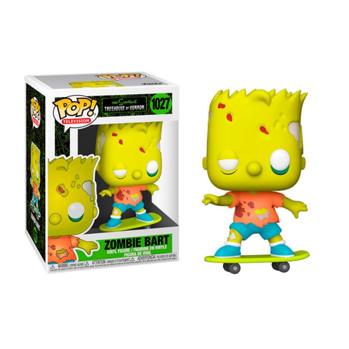 Funko Pop Zombie Bart 1027 Treehouse of Horror Los Simpson