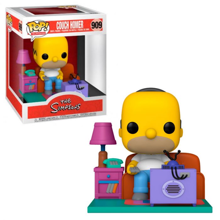 Funko Pop Deluxe Homer mirando TV 909 Los Simpson