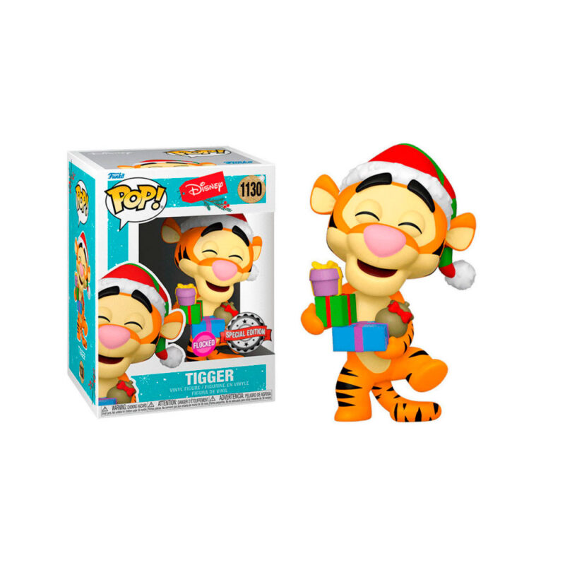 Funko Pop Tigger 1130 Flocked Special Edition Disney Navidad | Frikimon.es