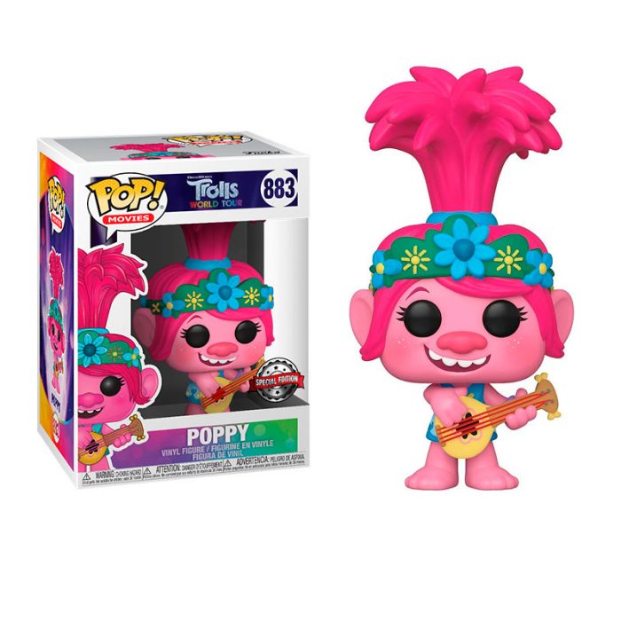 Funko Pop Poppy con guitarra 883 Special edition Trolls | Frikimon.es