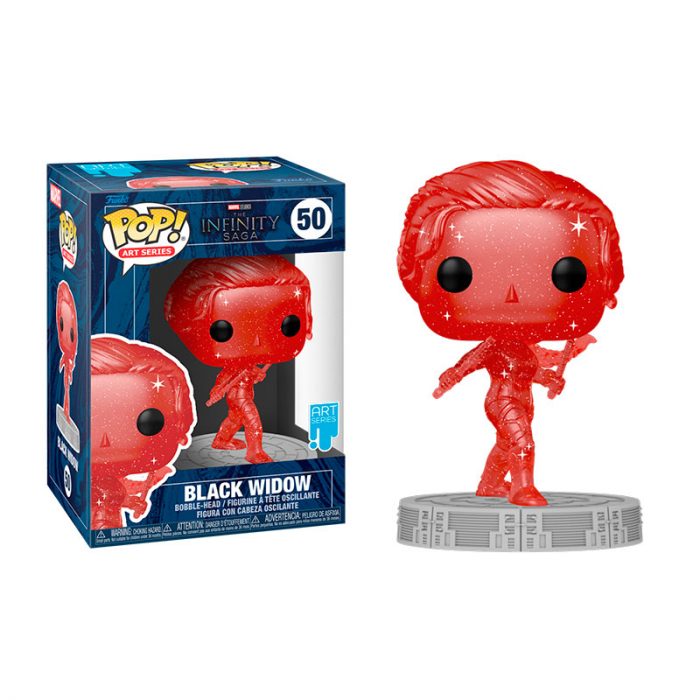 Funko Pop Black Widow Art Series 50 Marvel | Frikimon.es