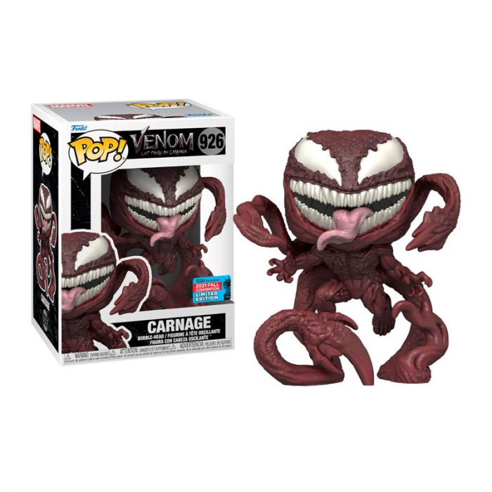 Funko Pop Carnage 926 2021 Fall Convention Limited Edition Venom