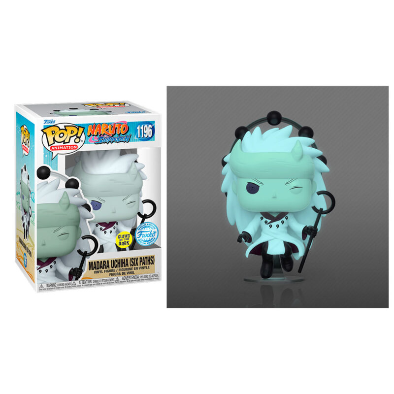 Funko Pop Madara Uchiha Six Paths Glows in the Dark 1196 Naruto ...