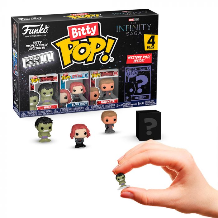 Funko Bitty Pop Hulk Marvel The Infinity Saga 4 Pack | Frikimon.es