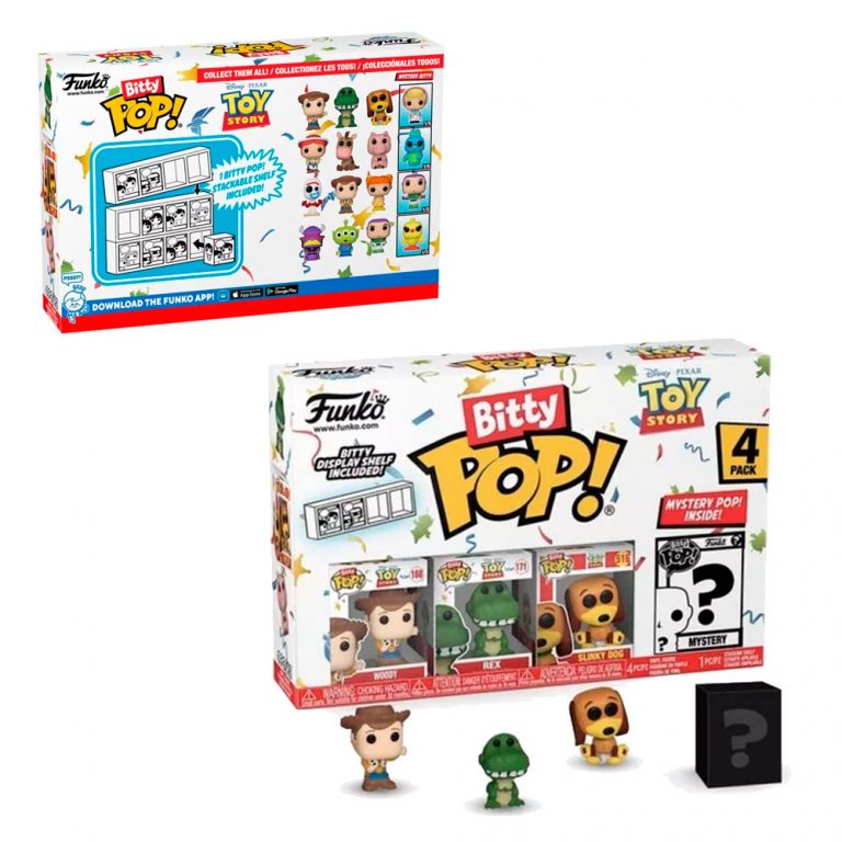Funko Bitty Pop Woody Toy Story Disney Pixar 4 Pack | Frikimon.es