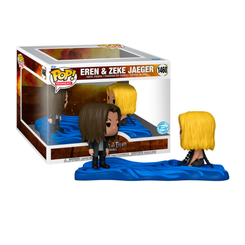 (RESERVA) Funko Pop Moment Eren and Zeke Jaeger 1460 Attack on Titan Special Edition Shingeki no ...