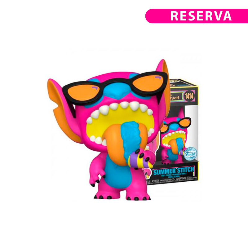 (RESERVA) Funko POP Summer Stitch Black Light 1414 Lilo y Stitch ...