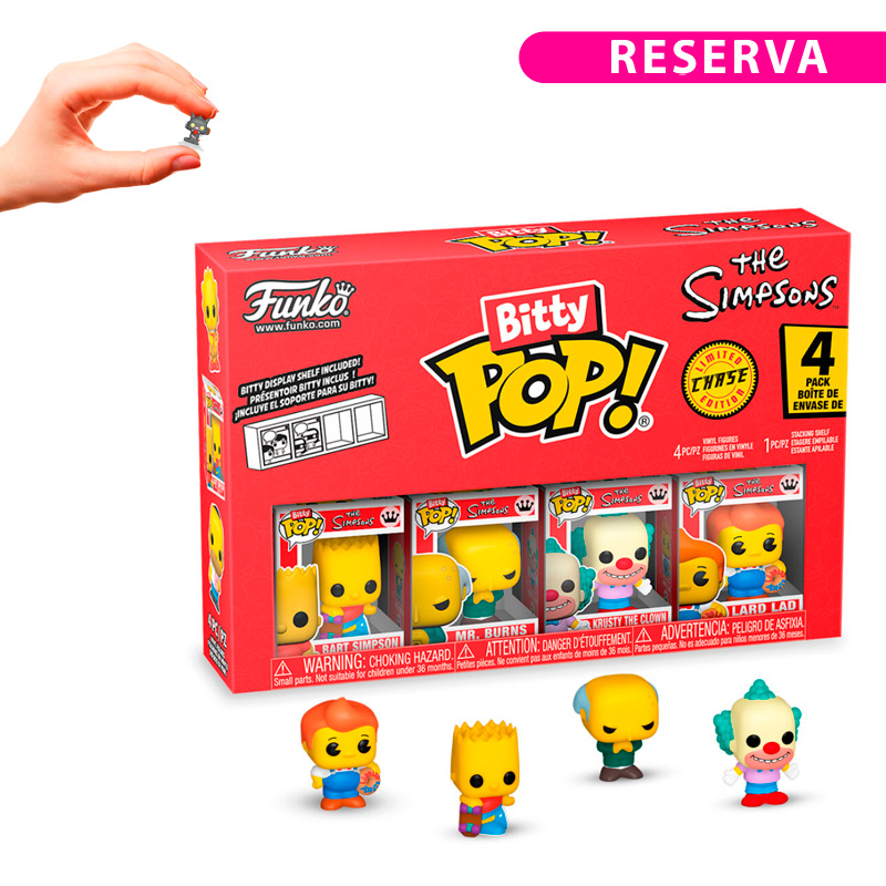 (RESERVA) Funko Bitty POP Los Simpsons Bart Blister 4 figuras