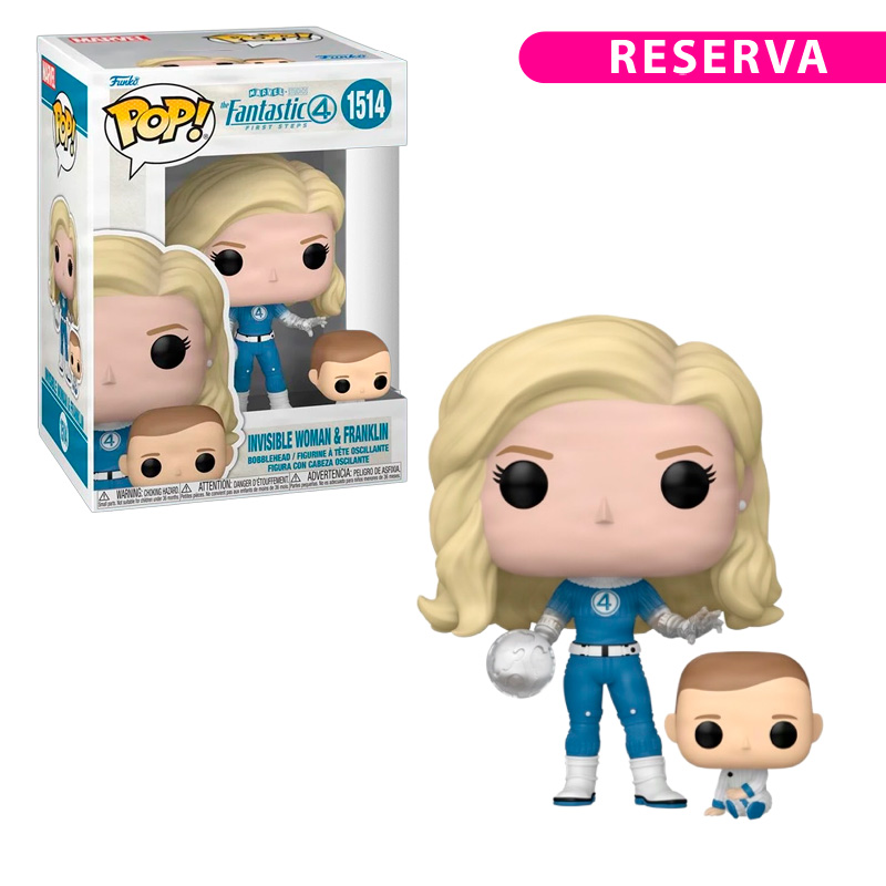 (RESERVA) Funko POP Invisible Woman & Franklin 1514 Los Cuatro ...